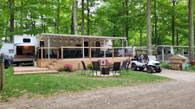 Used Travel Trailers & Park Models for Sale at Happy Hills Resort